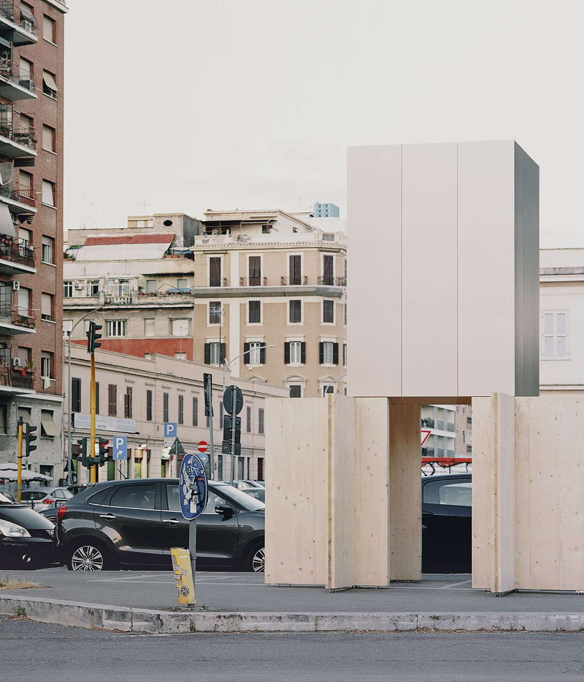 Site-specific pop-up pavilion installed for Rome Architecture Festival ...