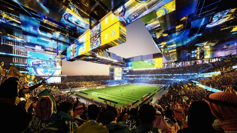 Prince Mohammed bin Salman Stadium in the city of Qiddiya