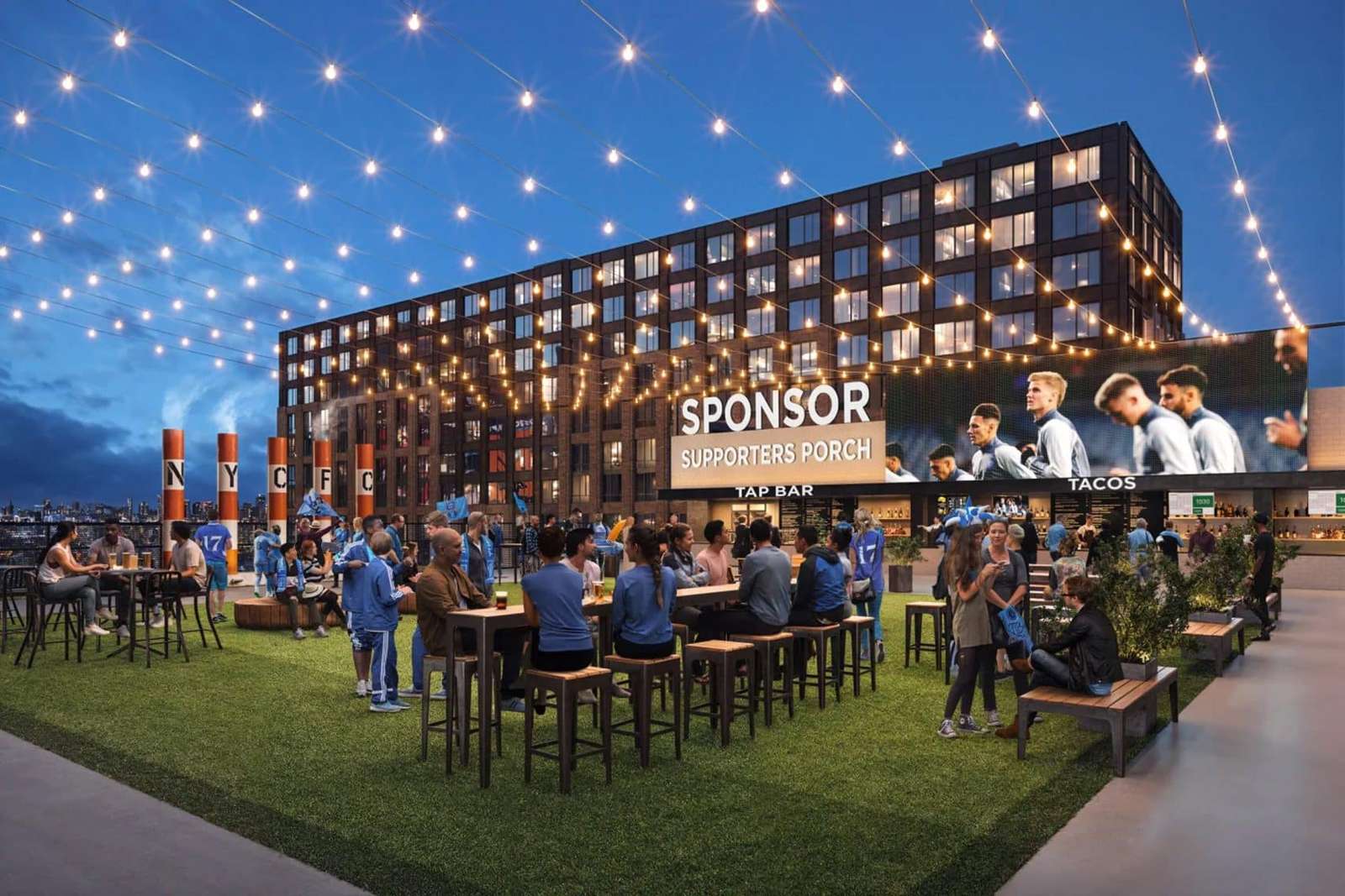 HOK unveils Major League Soccer's first fully electric stadium
