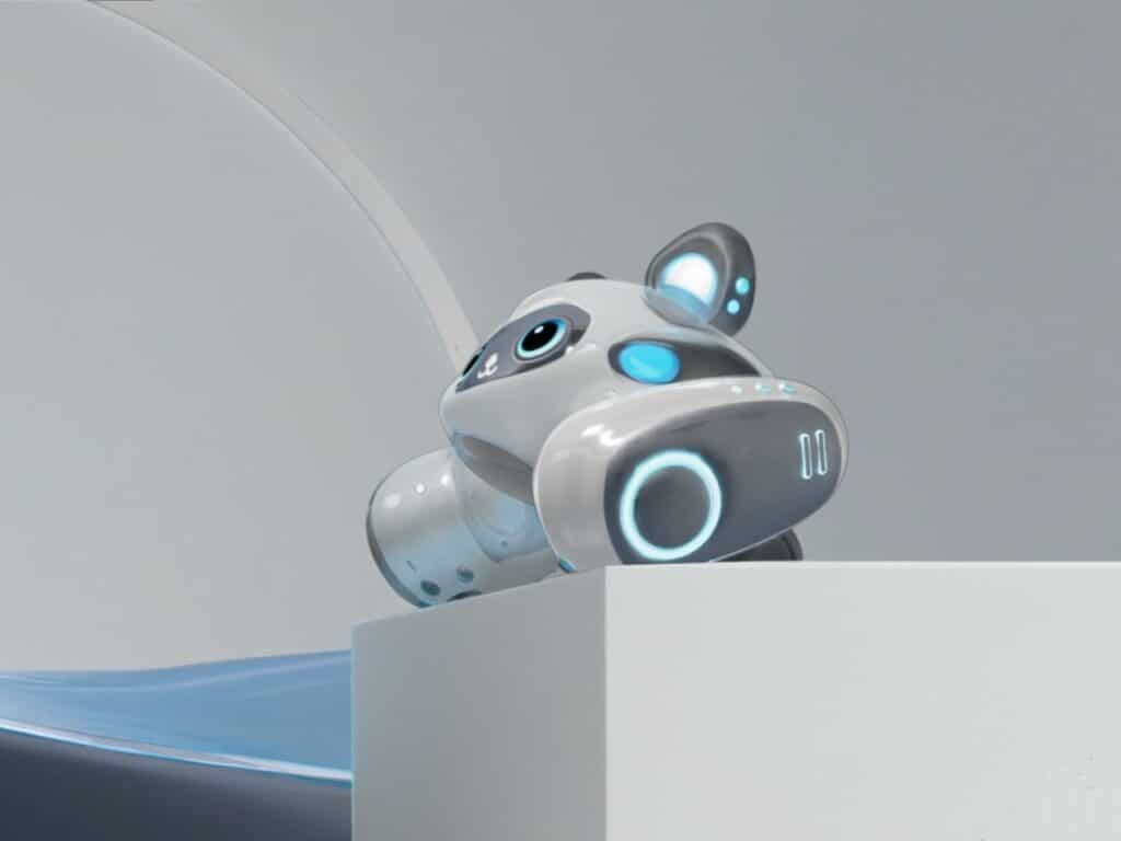 Cute emotional support robot concept is made for tech-savvy and active ...