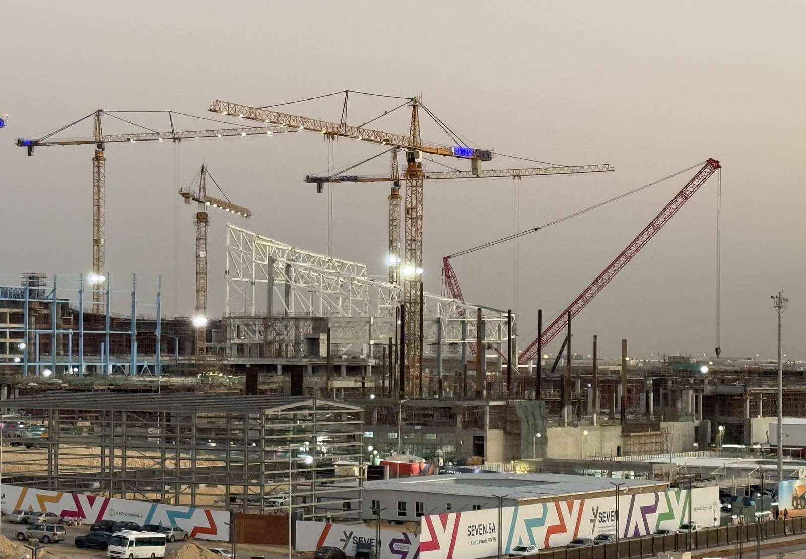 Rapid developments in the entertainment complex of the Saudi