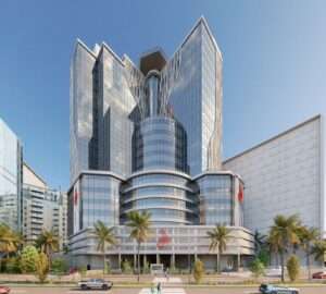 Completion of the structural structure of the Arab Hospital project