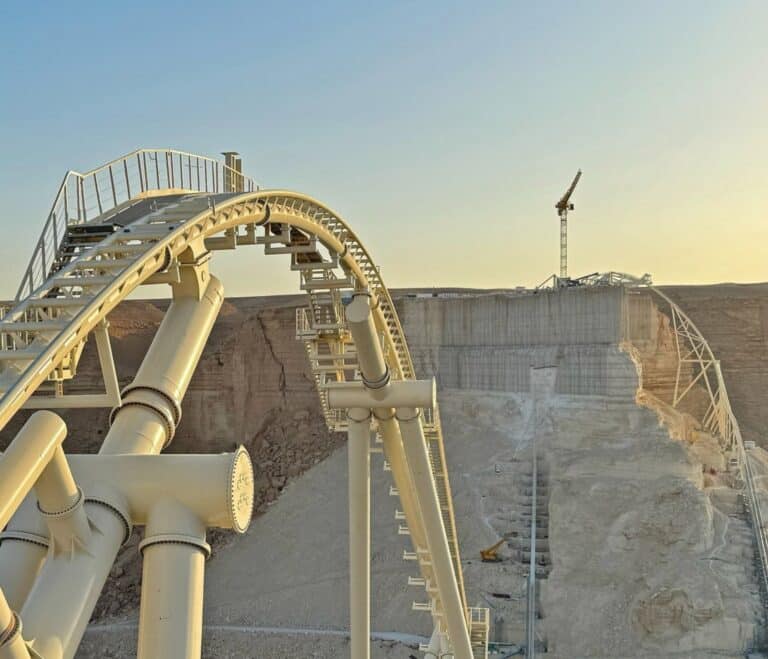 Falcon’s Flight Roller Coaster in Qiddiya City