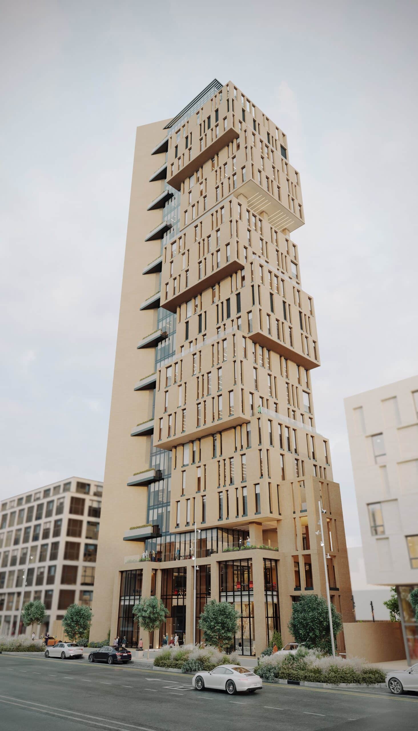 Significant progress in the works of the "osus Edge" tower