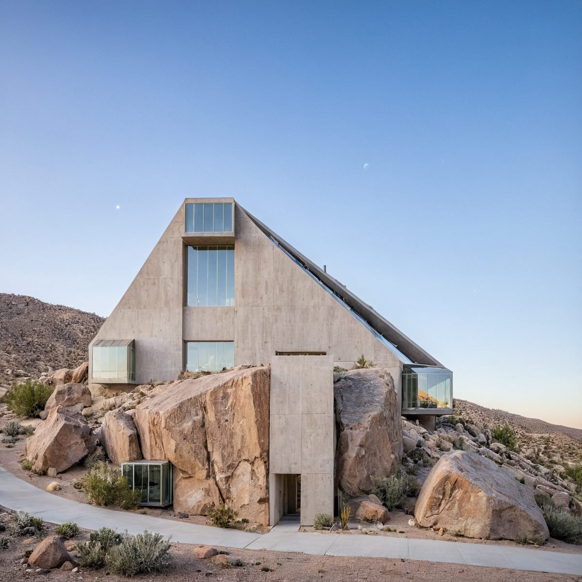 Rock-Integrated Homes: Merging Nature and Design