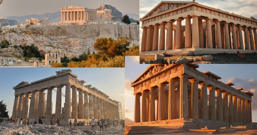Parthenon Restoration in Athens Reveals Architectural Details