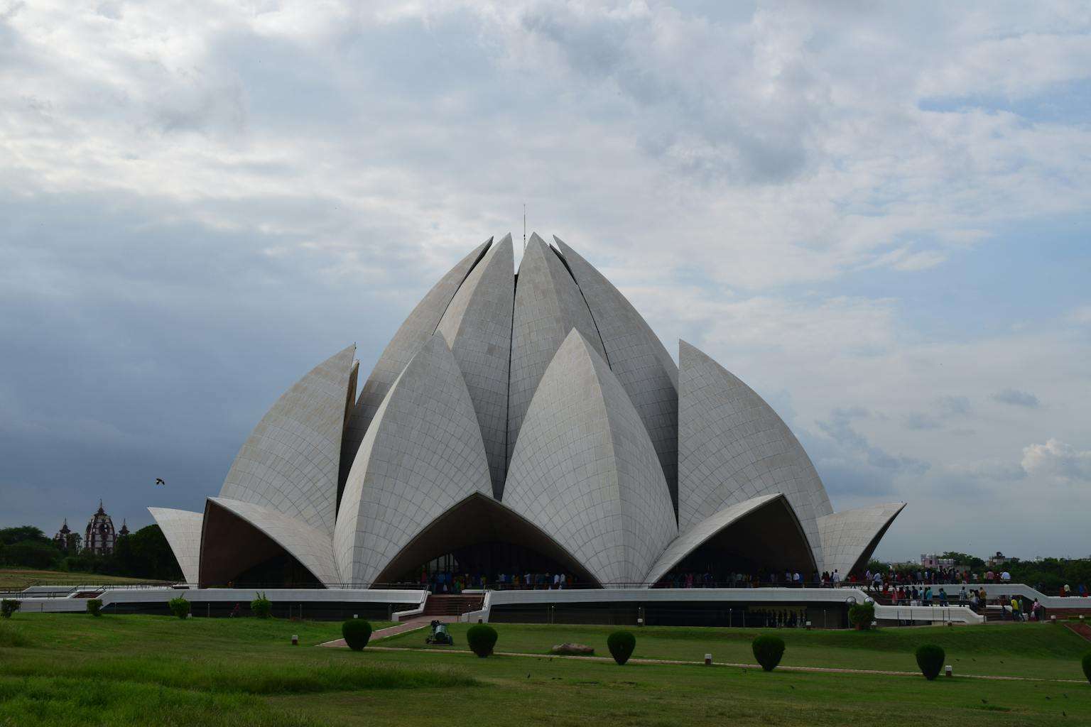 The Lotus Temple: Concrete Structure and Marble Design