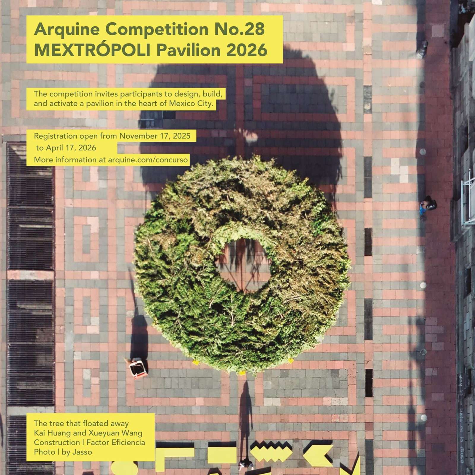 Arquine Competition No.28 Mextropoli Pavilion 2026